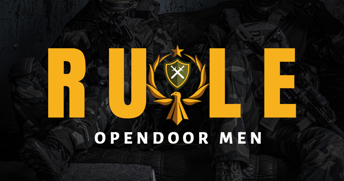RULE Men's Fellowship - OpenDoor Experience | Brushfire